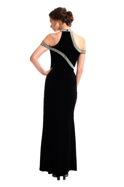 Selena Couture Embellished Oriental Snake Design Gown – S.Nine by ...